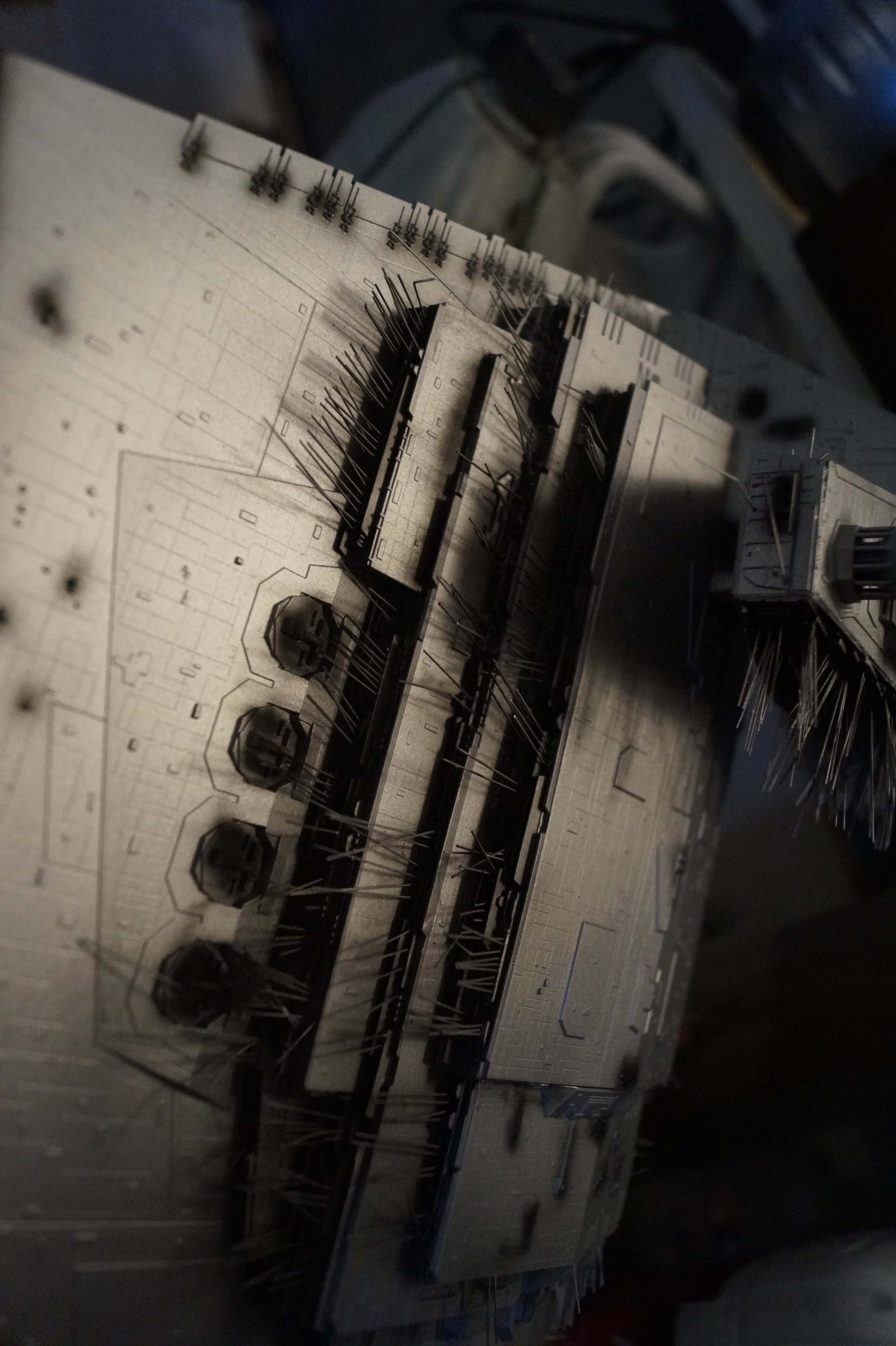 Imperial Star Destroyer (3) : paintjob - Fantastic modelers